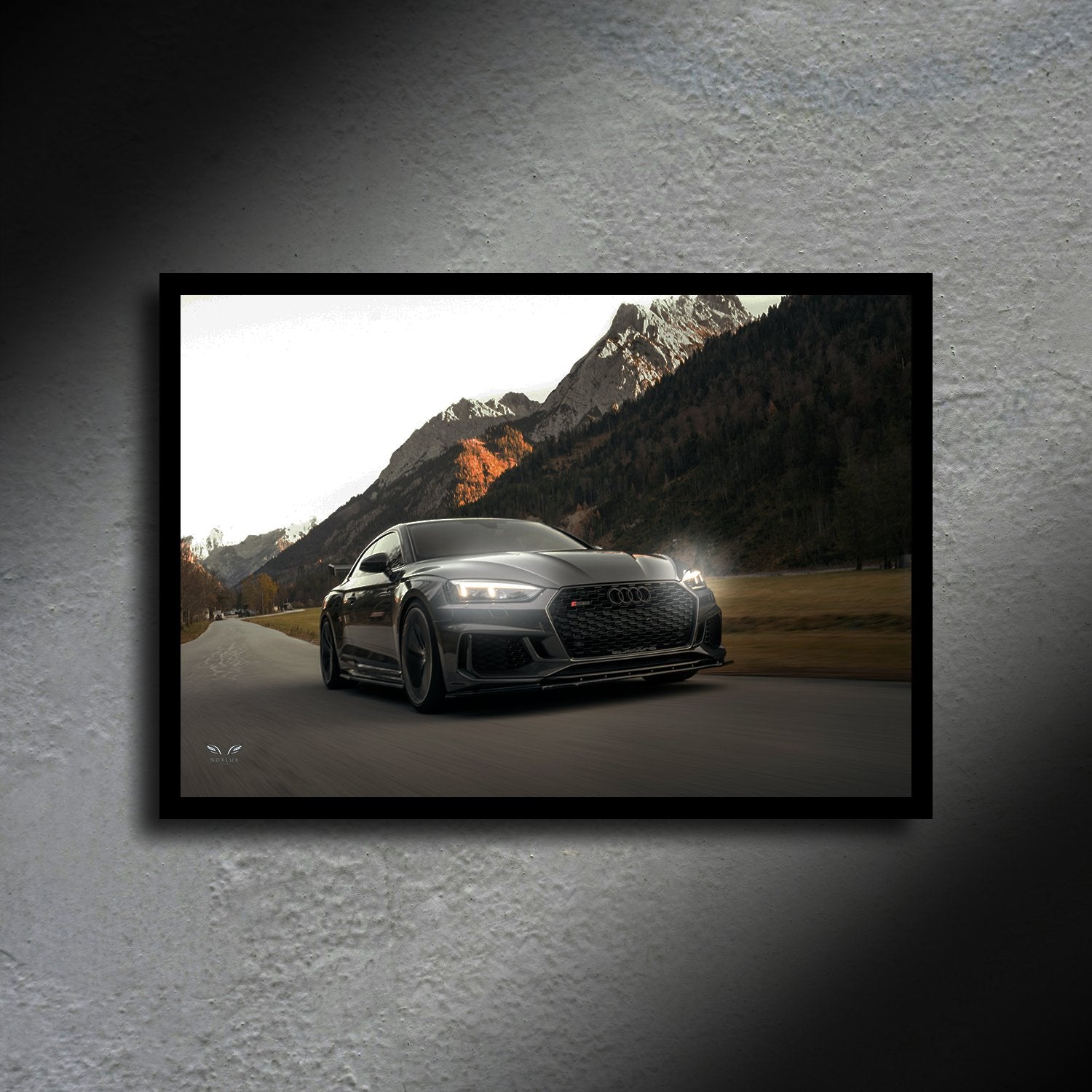 Audi Posters - LED Light-Up Car Wall Art (R8, RS5 & More) – NOXLUX Decor