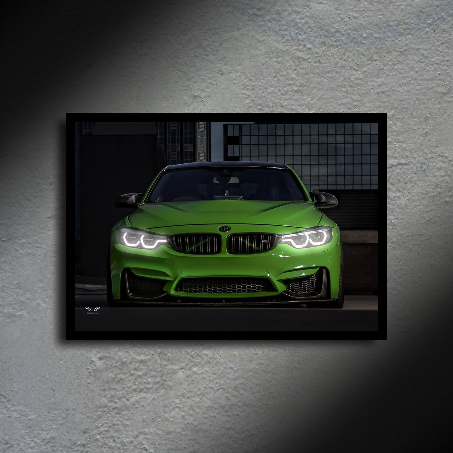 BMW LED Posters - LED Light-Up Car Wall Art (M3, E30 & More) – NOXLUX Decor