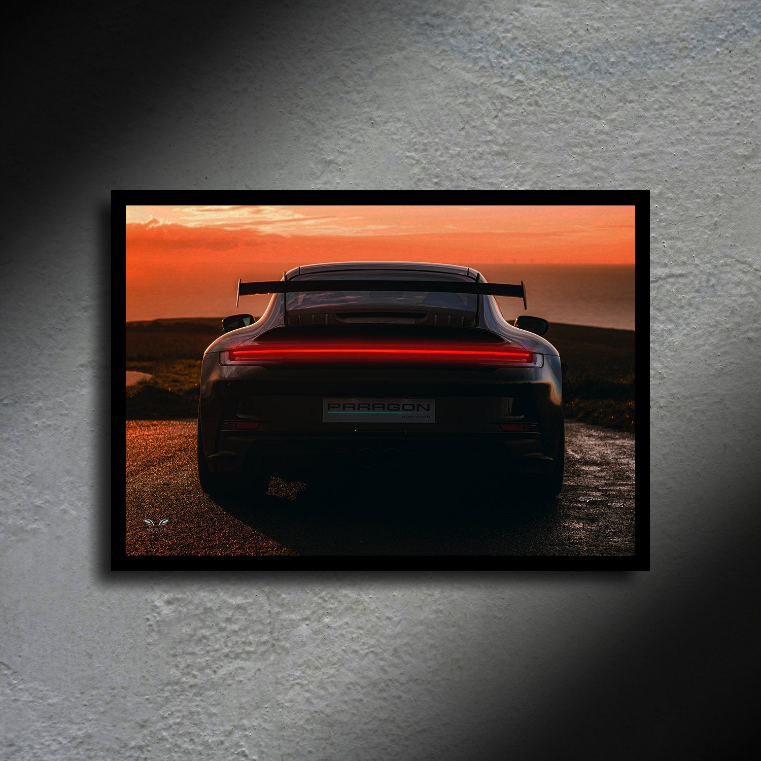 Porsche Car Posters with LED Lights – 911, GT3 RS & More – NOXLUX Decor